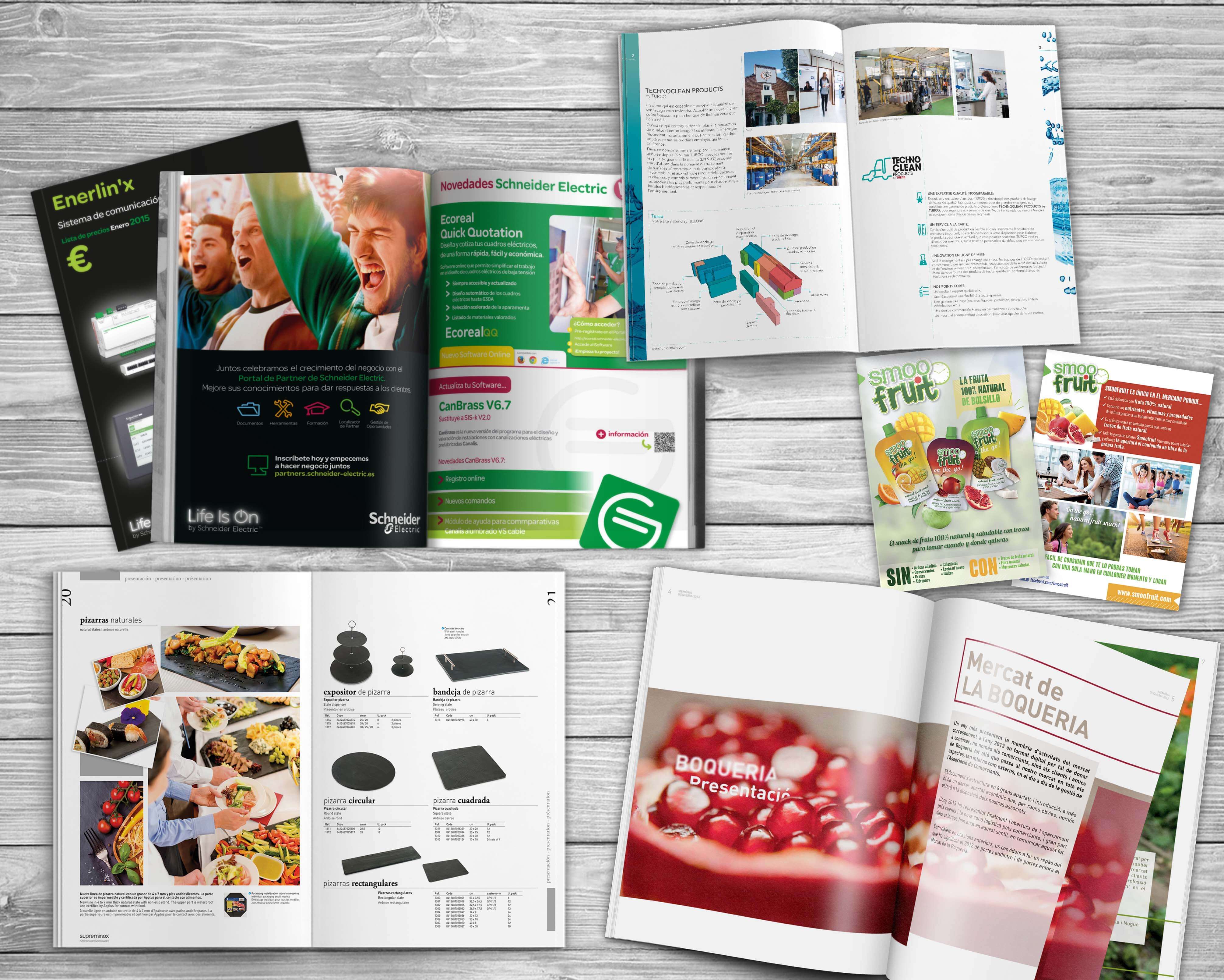 Diseño de catálogos, trípticos promocionales y de producto en Barcelona ...