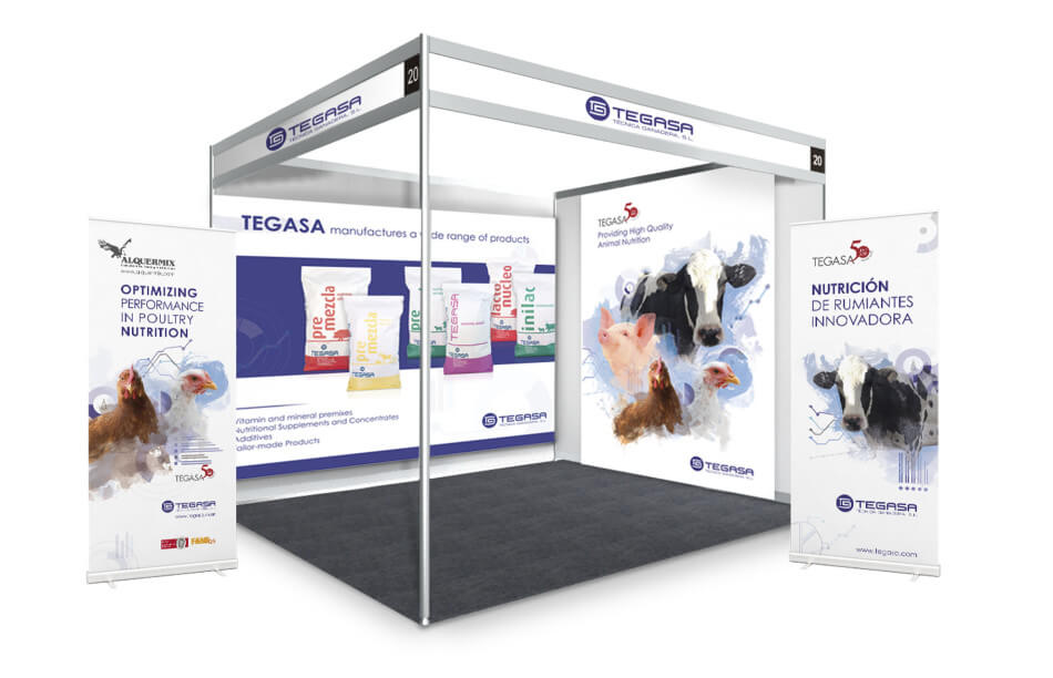 Proyecto de Desarrollo y creación de stand modular para ferias | Mediactiu